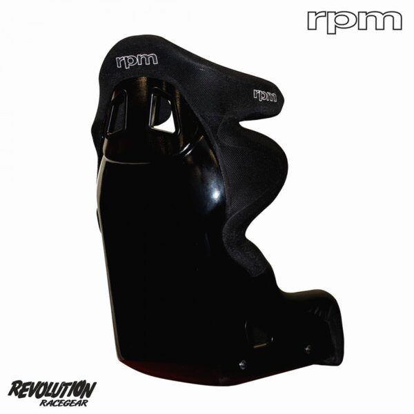 RPM FORTRESS SEAT BLACK - Revolution Racegear