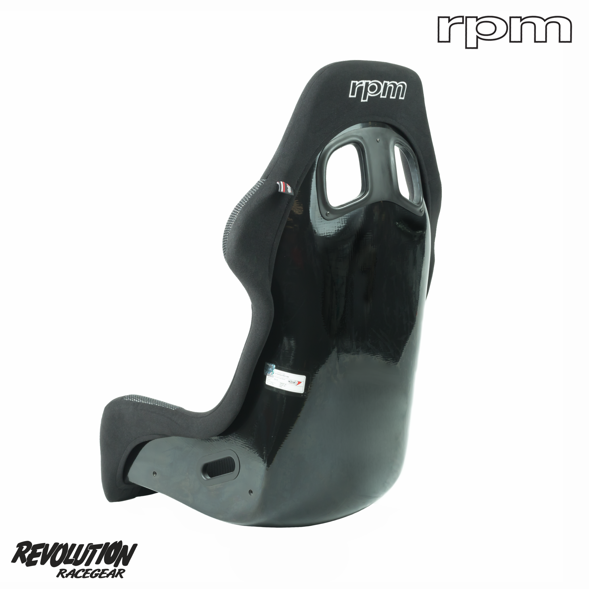 RPM ATECH TARGET SEAT BLACK - Revolution Racegear
