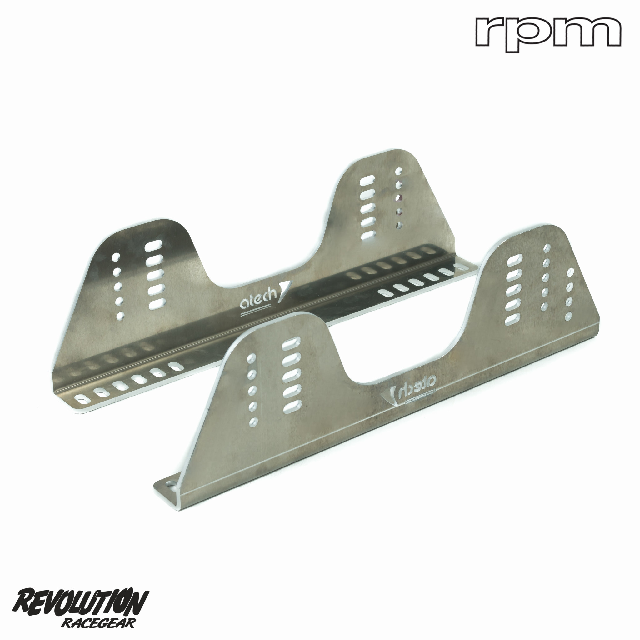 RPM ATECH ALUMINIUM SIDE MOUNT BRACKETS - Revolution Racegear