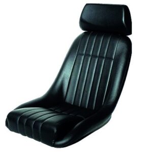 COBRA CUB SEAT - HEADREST BLACK VINYL - Revolution Racegear