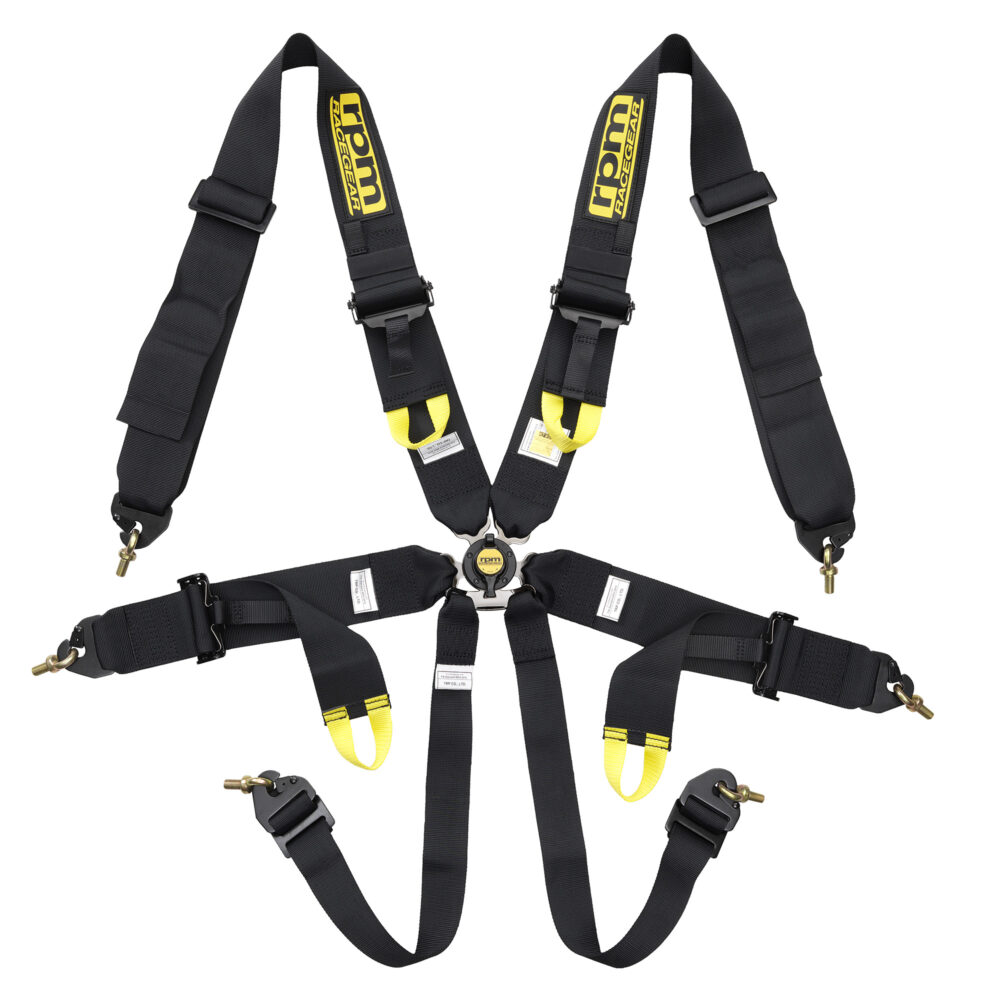 RPM 3" 6 PT FIA HARNESS - Revolution Racegear