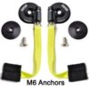 HYBRID/HANS HELMET QUICK RELEASE ANCHOR KIT - Revolution Racegear