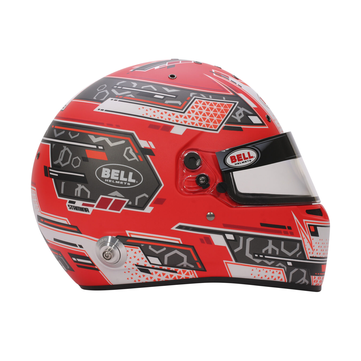 BELL RS7 STAMINA ANTHRACITE RED FIA8859 - Revolution Racegear