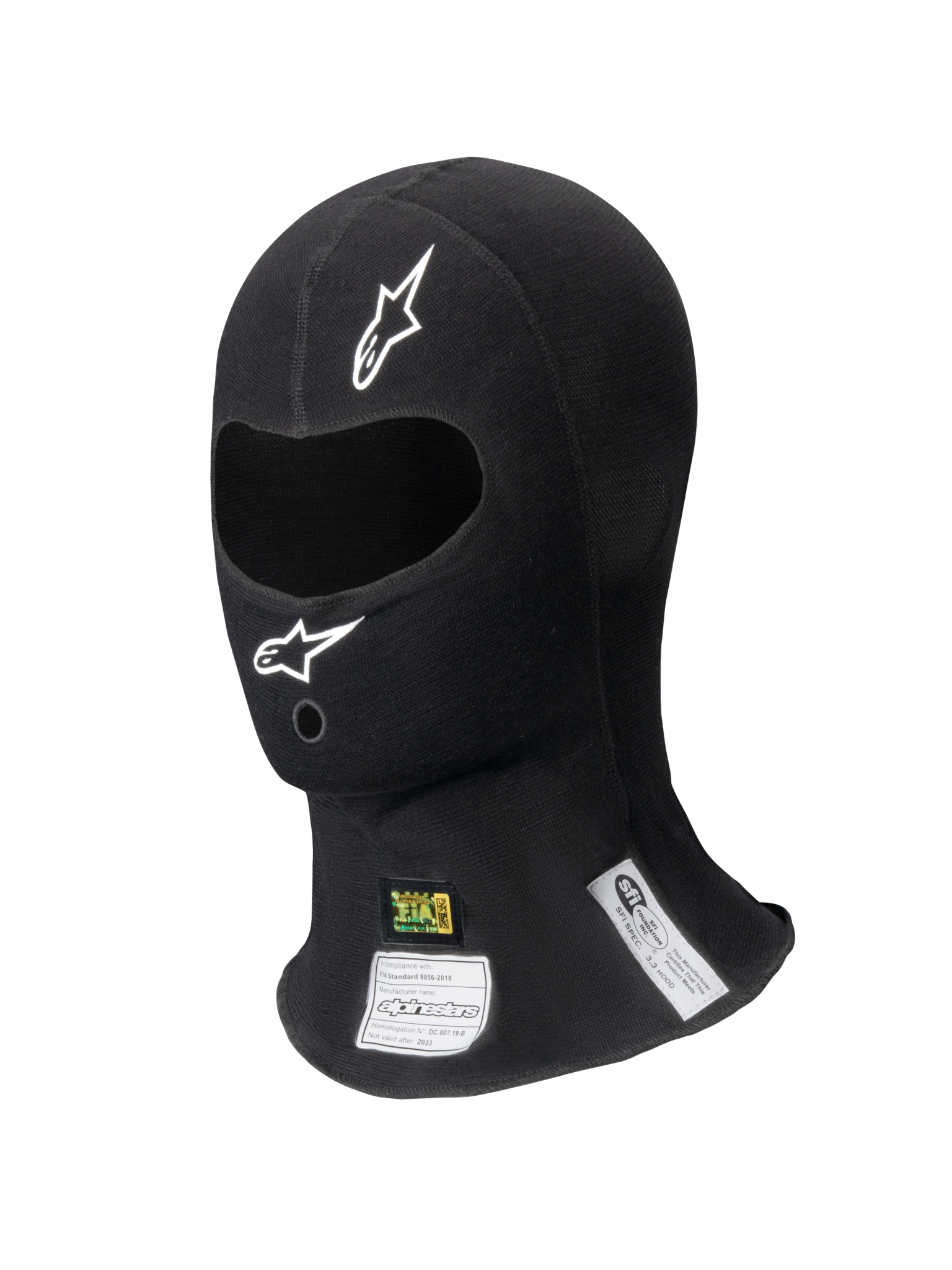 ALPINESTARS ZX BALACLAVA EVO V2S BLACK - Revolution Racegear